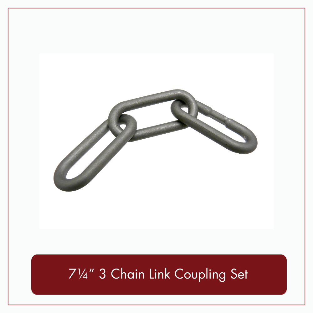 7¼" 3 Chain Link Coupling Set - Wagon