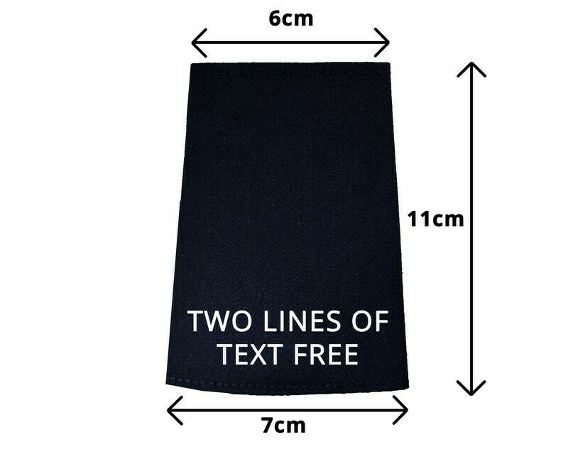 Personalised Printed Epaulette Sliders