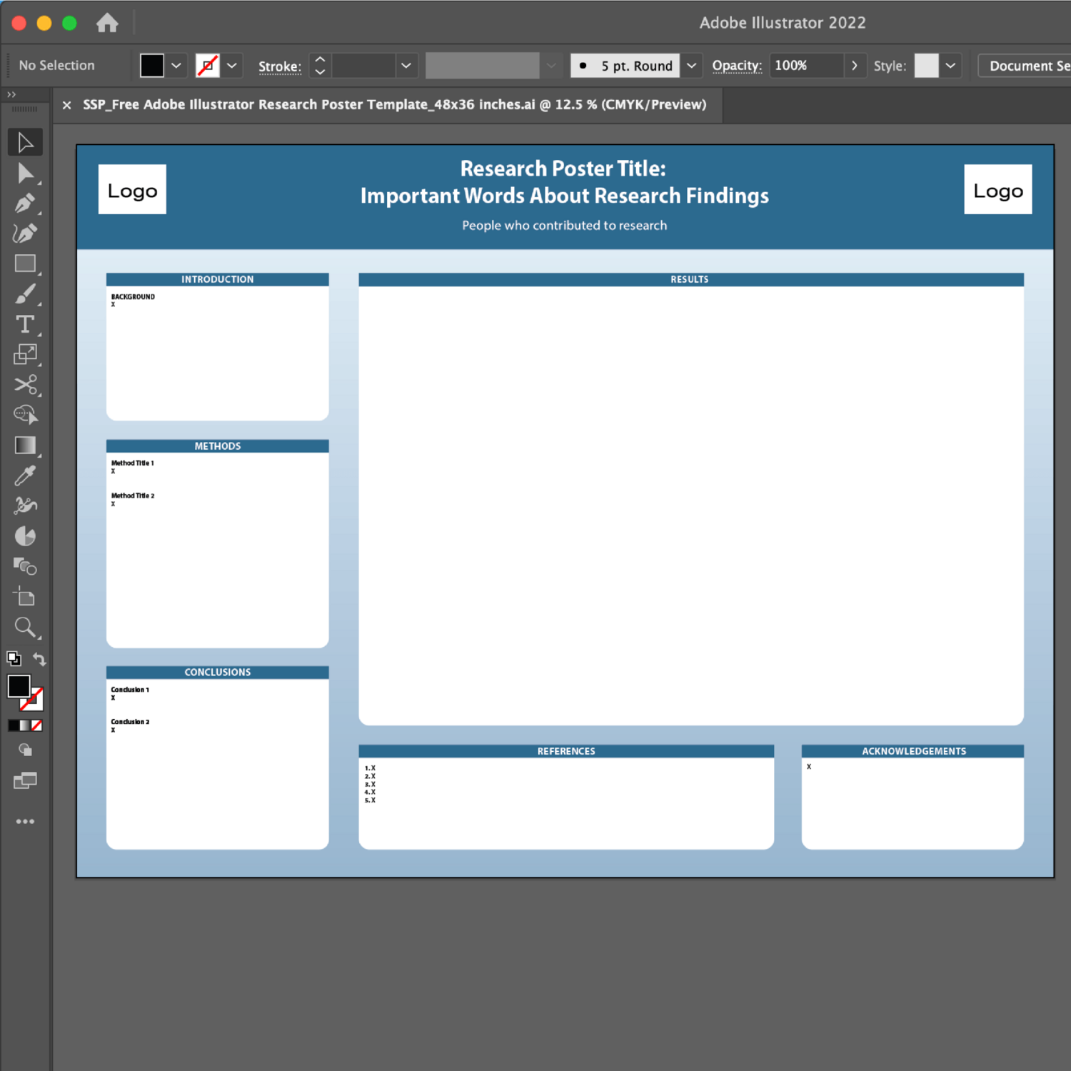 Free Science Poster Templates for PowerPoint and Adobe Illustrator