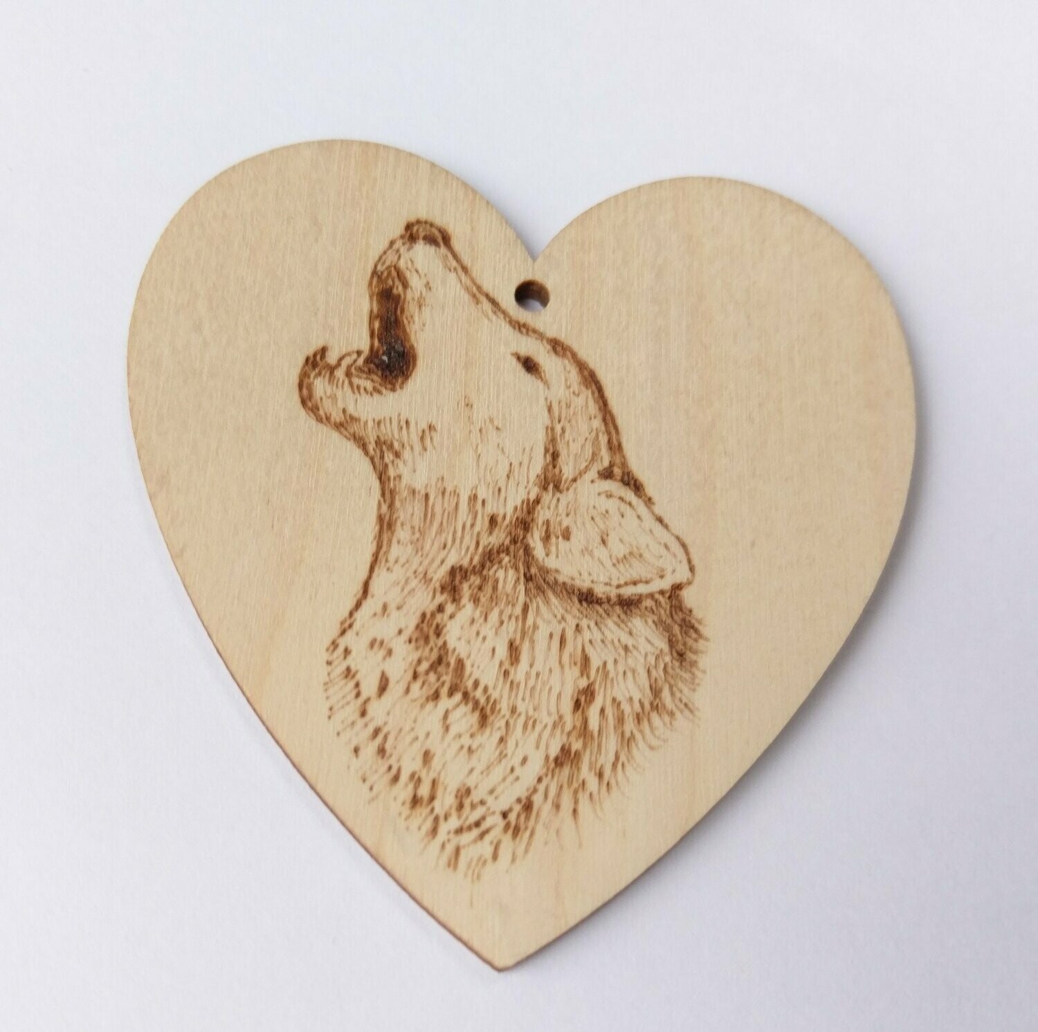 Howling wolf heart