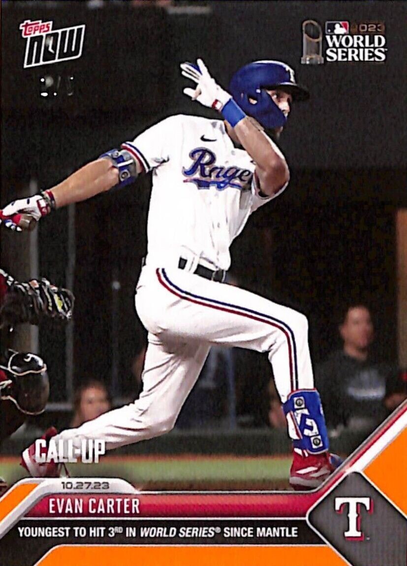 Evan Carter - At the Show PREMIUM Autograph Ticket