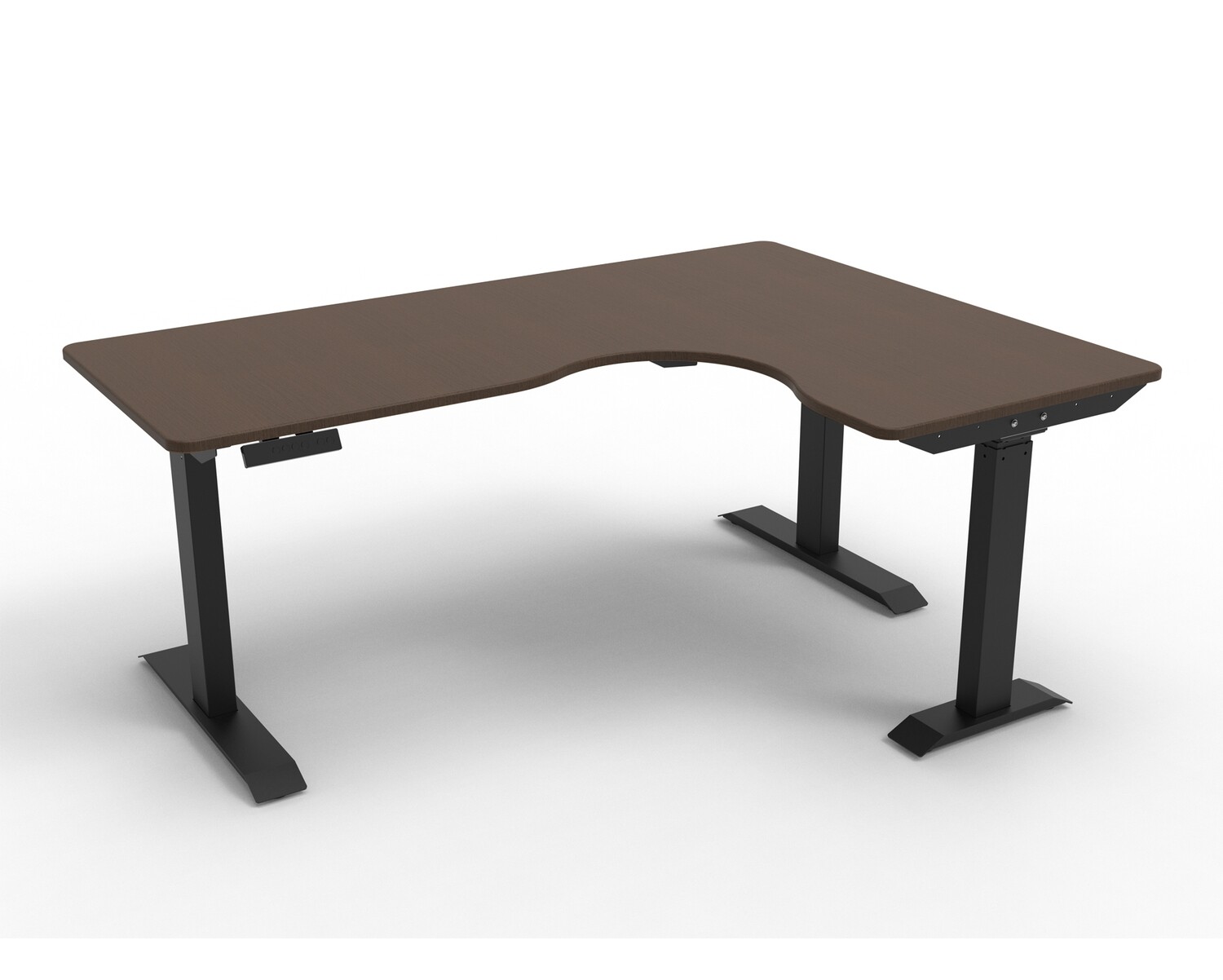 Ofix HDF106 (110x60-90x60) L-Shape Height Adjustable Desk