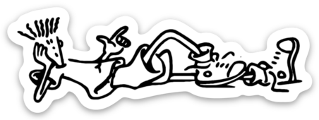 Fido Dido Die Cut Sticker | Store | SWVaux.com