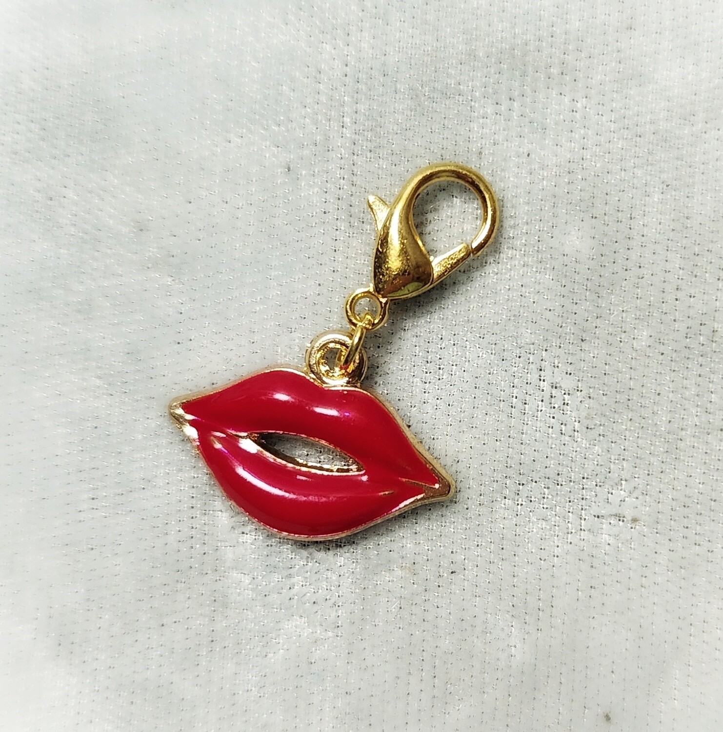 Red Lips Charm