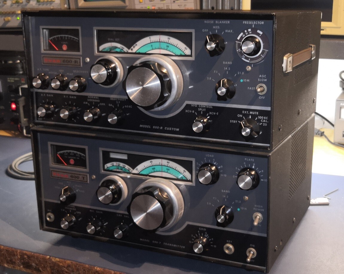 SWAN MODEL 600-T E 600-R CON MANUALE D'ISTRUZIONE E SCHEMA ELETTRICO ...