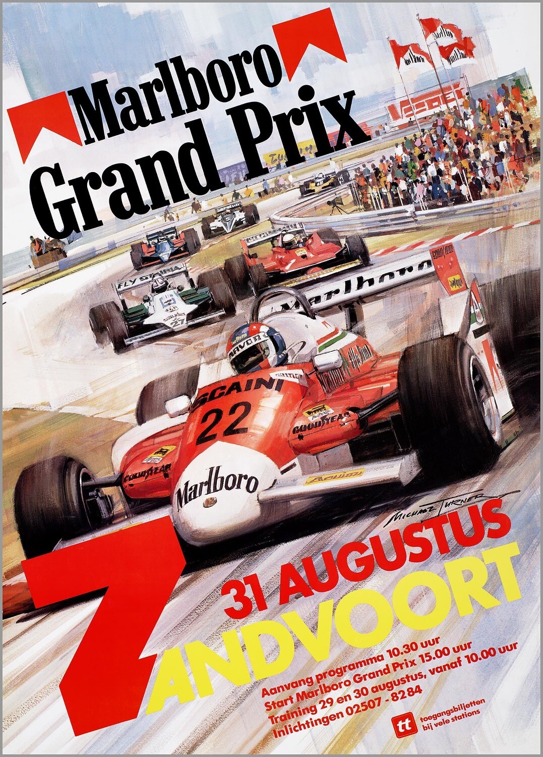 Raceposter Grand Prix Zandvoort 1980