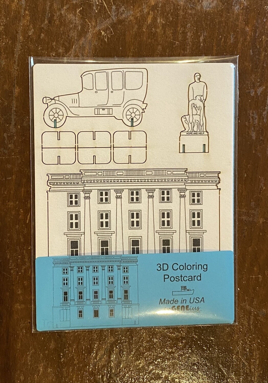 IMSS Pop Out Postcard