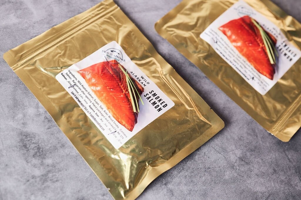 Wild Alaskan Smoked Salmon Pouches (Shelf-Stable)