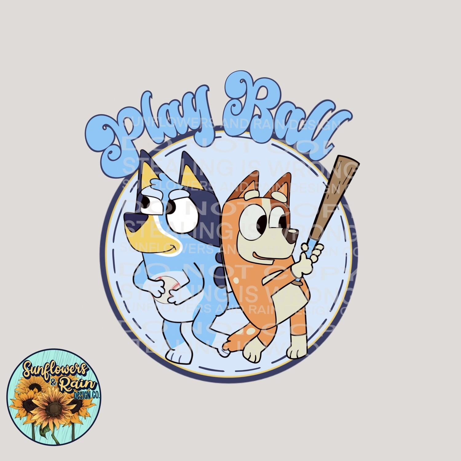 Bluey play ball . Baseball png file included digital download ...