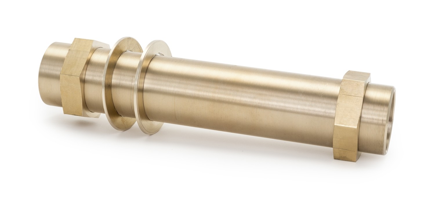 2" Brass Threaded Waveguide