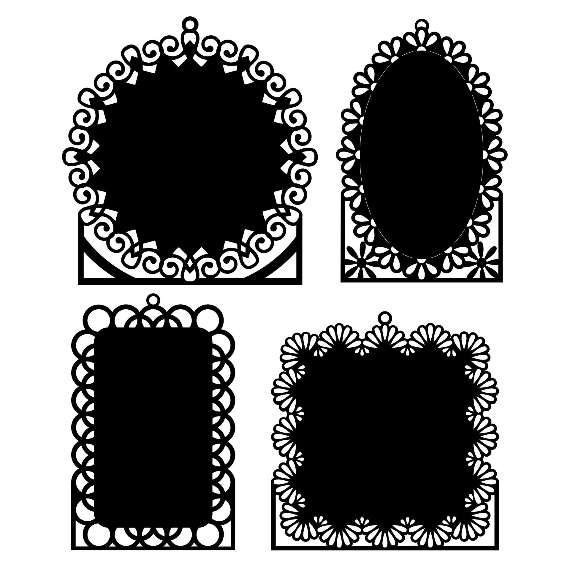 Card Blanks SVG Files