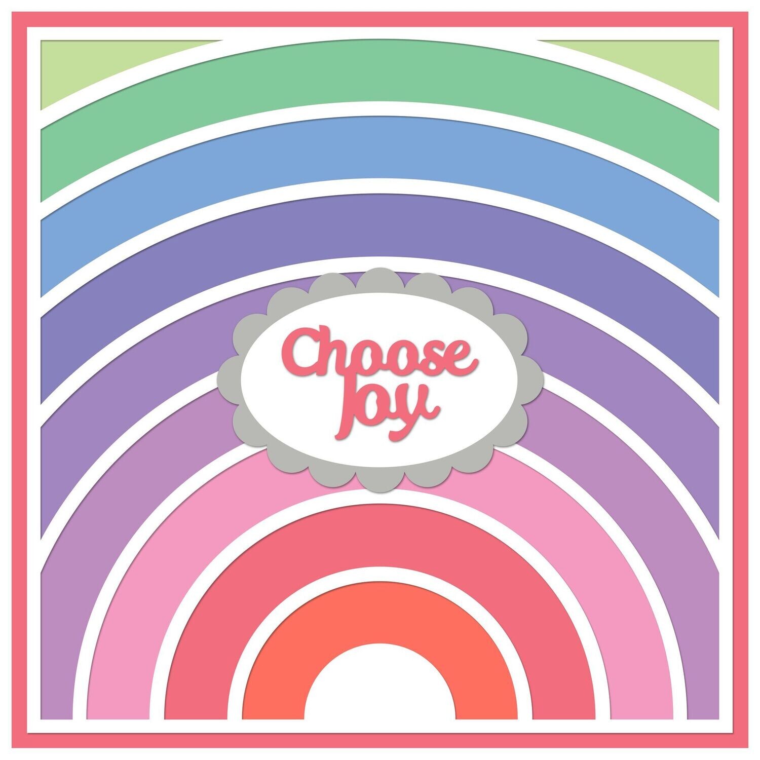 Rainbow Patchwork Layouts SVGs