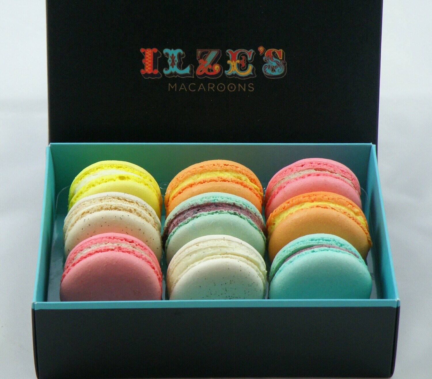 Gift box of 9 Macaroons - you select which 4 flavours you would want us ...