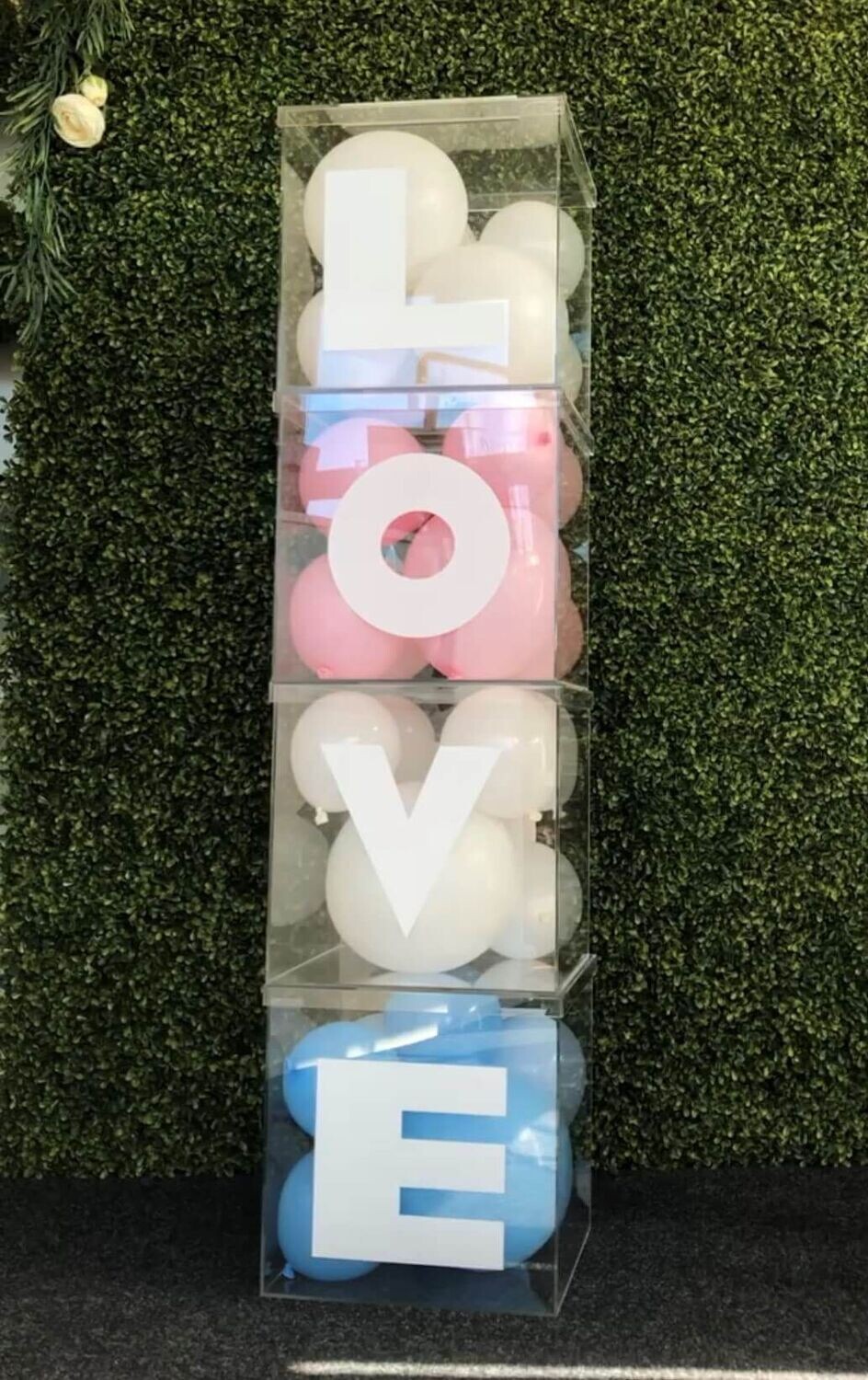Acrylic LOVE blocks