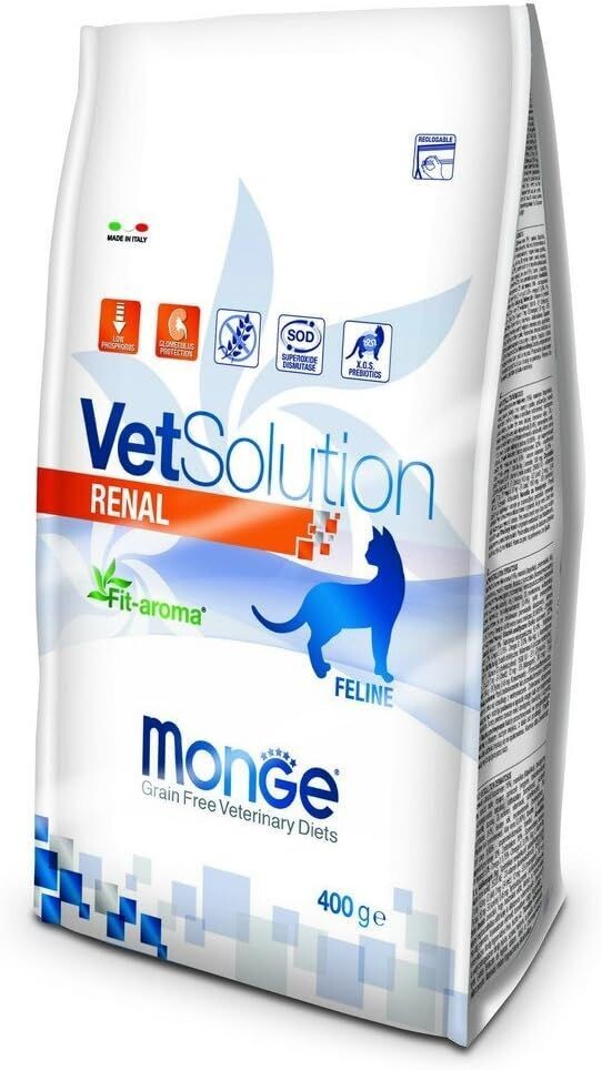 Monge VetSolution Renal Crocchette per gatti con problemi renali 400 g