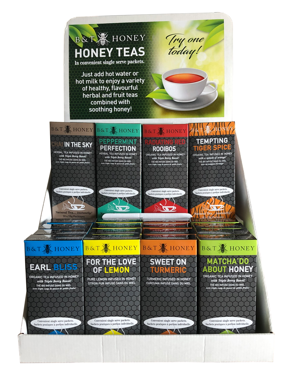 B&T Honey Singles Display Kit – Online Store – Beary Berry Honey