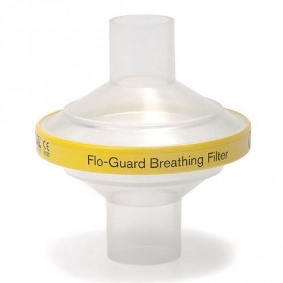 Filtro bacteriano/virico FLO GUARD para ventilación no invasiva.