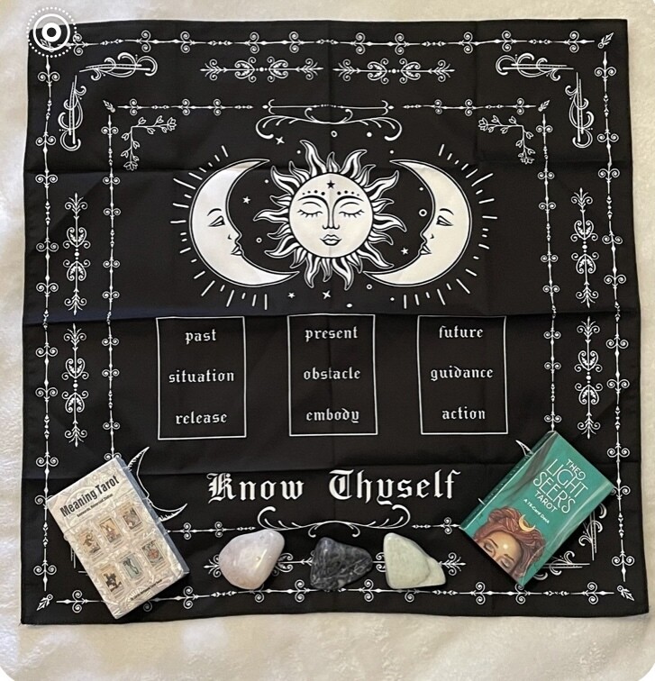 Tarot Card Deck and Reading Mat