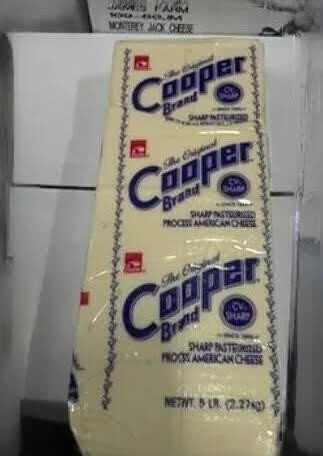 5 lb blocks Cooper sharp Pick up December 29th & 30th