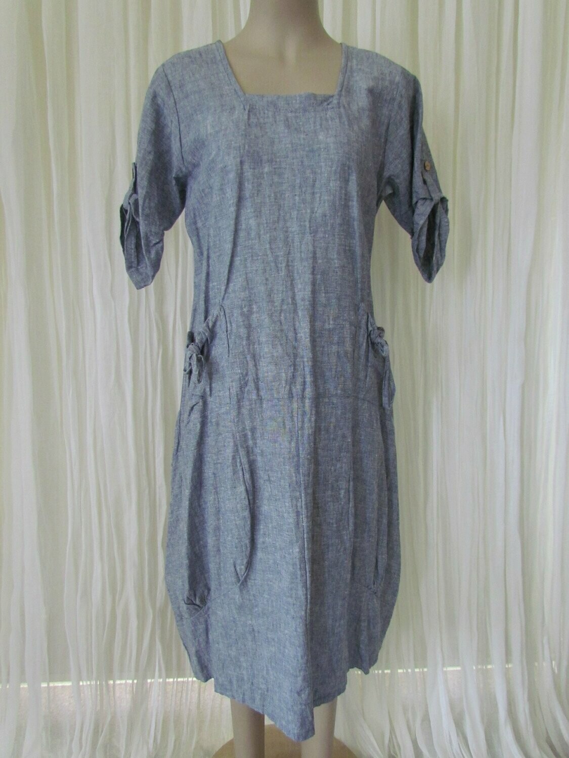 Denim Linen Dress