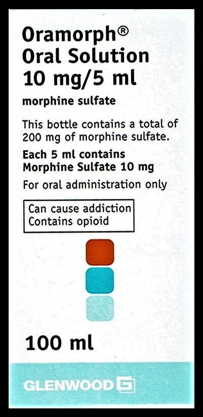 ORAMORPH ORAL SOLUTION 100ml (10mg/5ml) BOTTLE