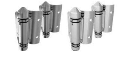 Round Post To Glass Hinge Set- SS316 Pair OF 2