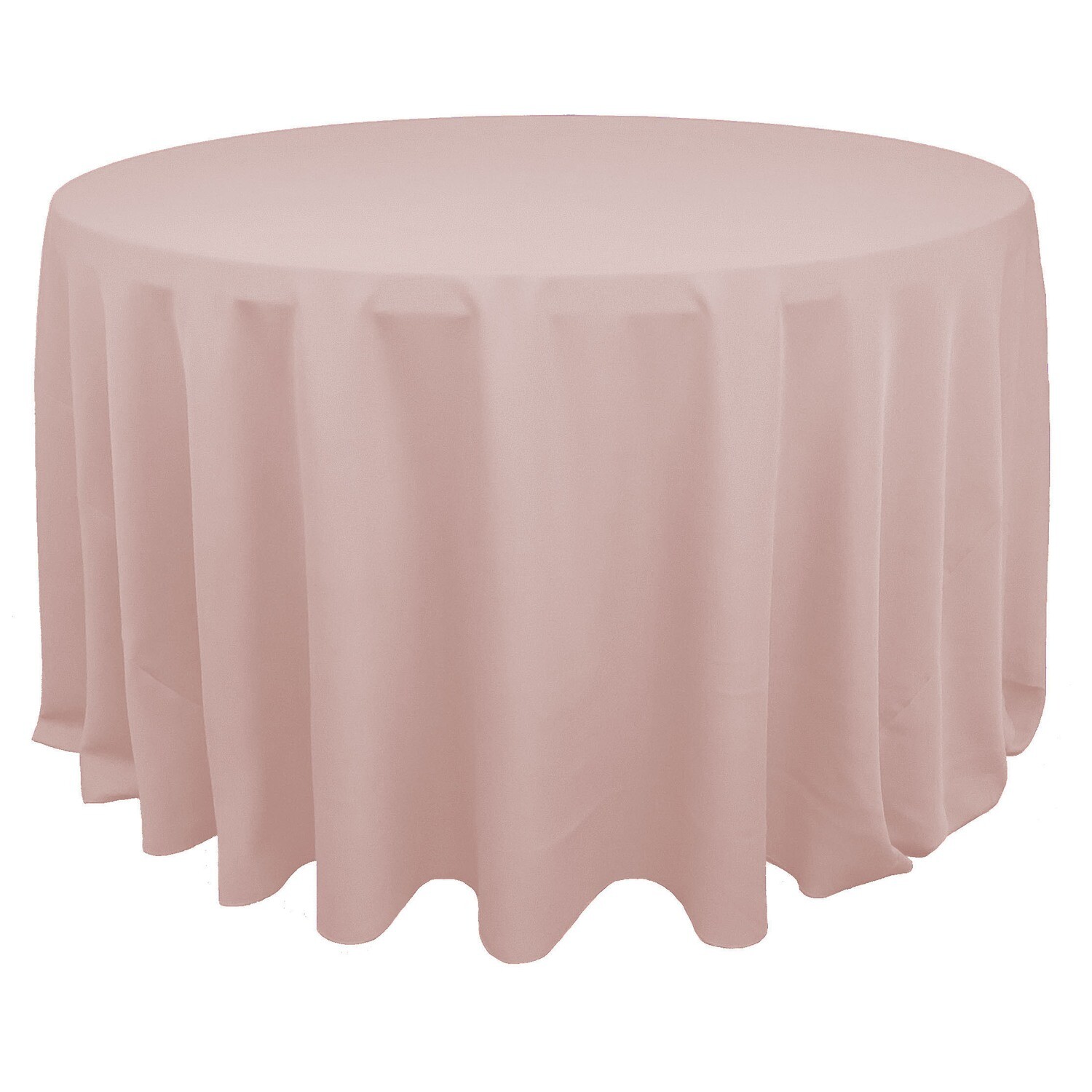 Blush Polyester Tablecloth Rental | AM Linen Rental - Show Now ...