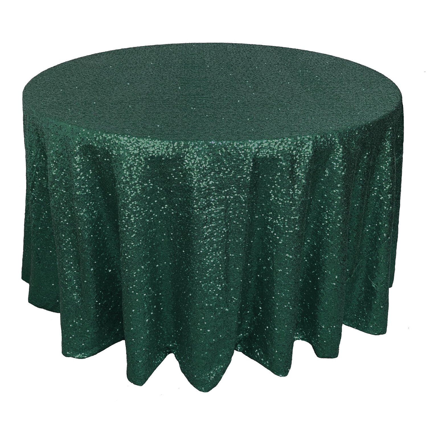 Emerald Green Sequin Linens