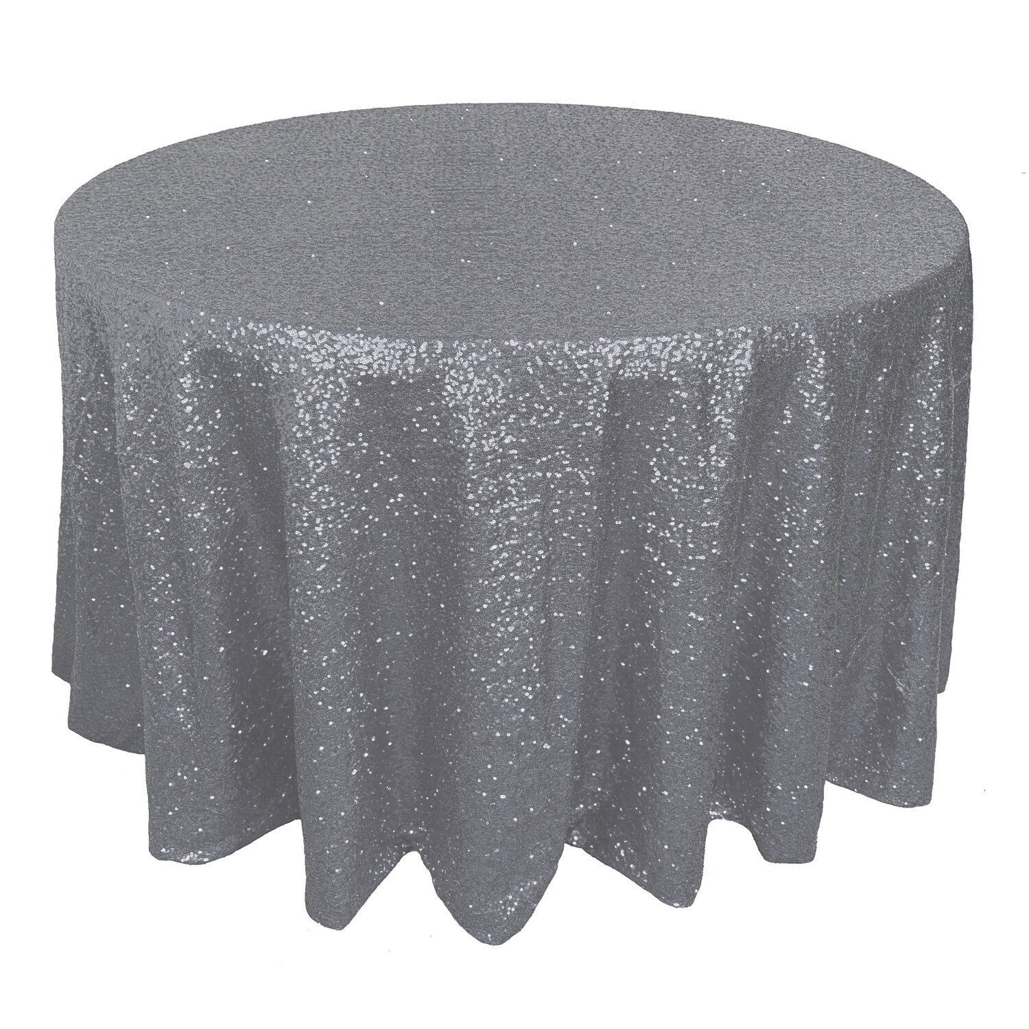 Silver Glitz Sequin Tablecloth Rental | AM Linen Rental - Show Now ...