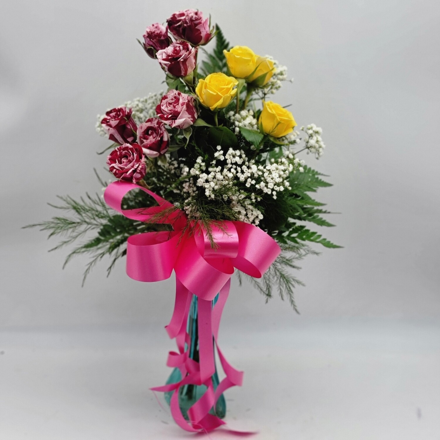 Roses – 3 stems of Mixed colour mini roses – Nikko's Creations ...