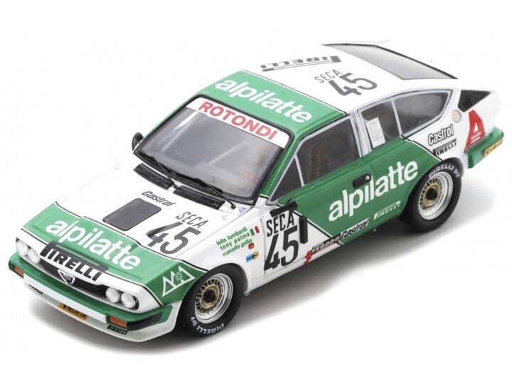 1:43 Spark - Alfa Romeo Alfetta GTV6 No.45 Luigi Racing Bastos 24H Spa ...