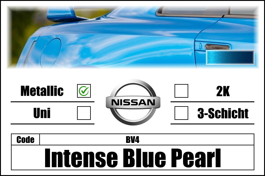 Airbrush Acryl-Lack - Nissan Intense Blue Prearl Metallic BV4 10ml 30ml