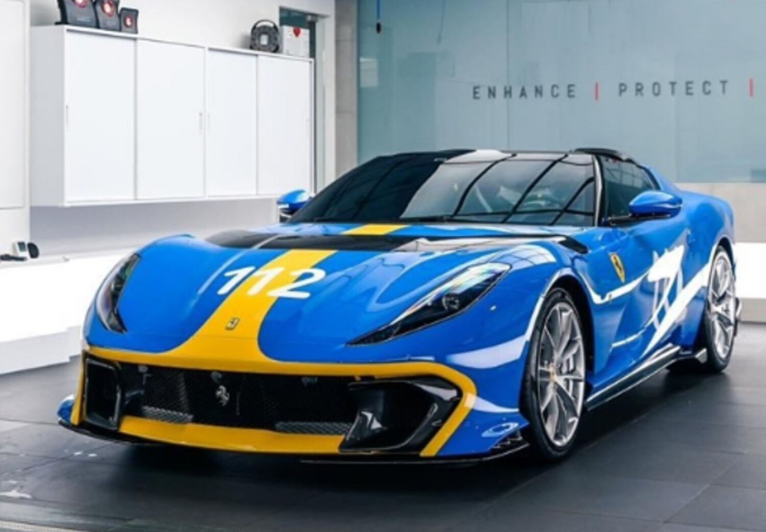 1:18 BBR - Ferrari 812 Competizione A French Racing Blue