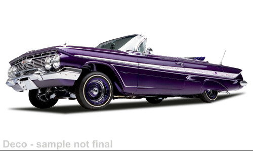 1:18 Sunstar - Chevrolet Impala Convertible Lowrider, violet, with ...