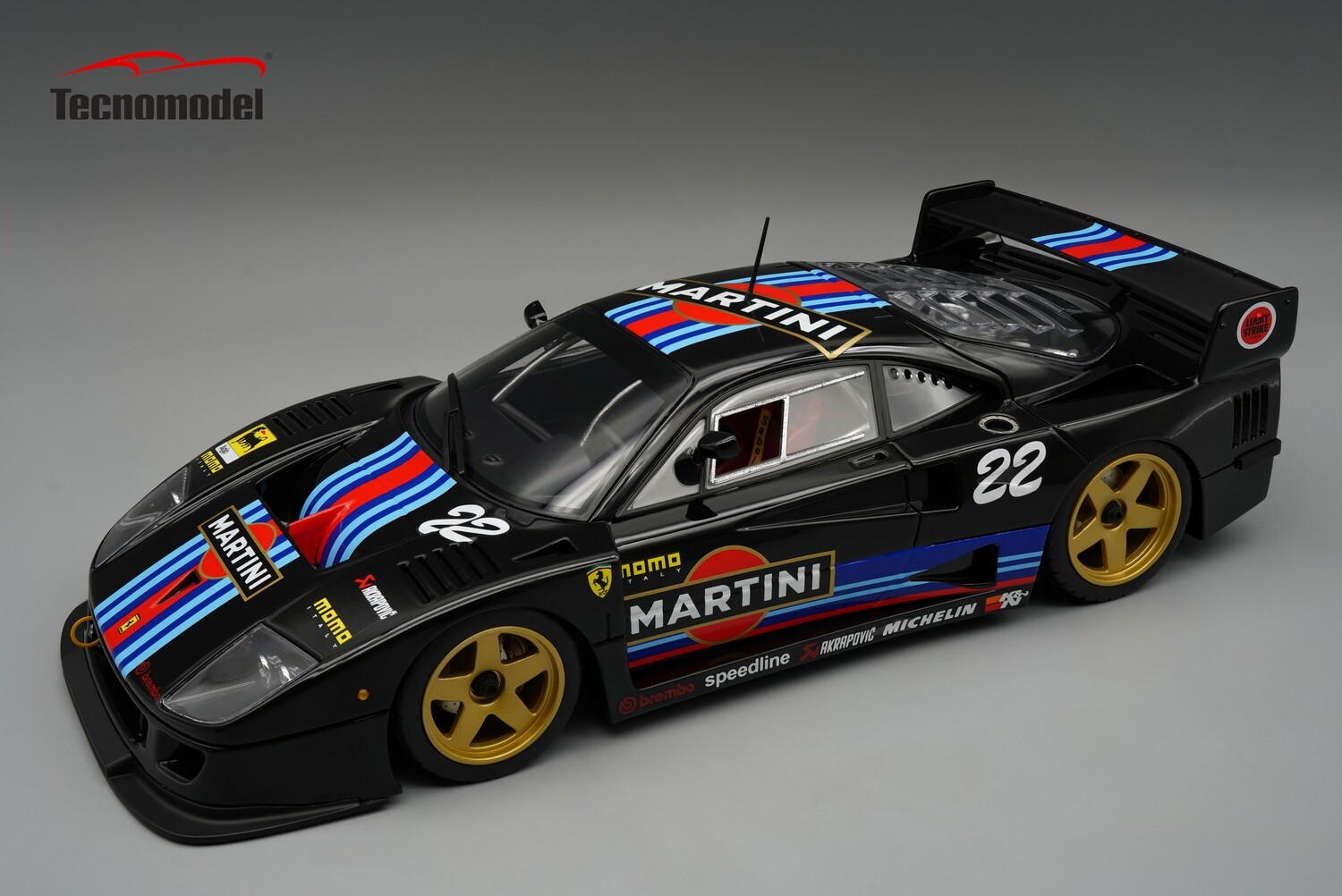 1:18 Tecnomodel - Ferrari F40 LM Martini Racing #22 1996