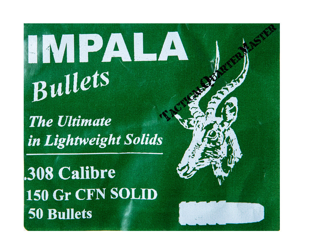 Impala Bullets 308 150Gr CFN (x50)