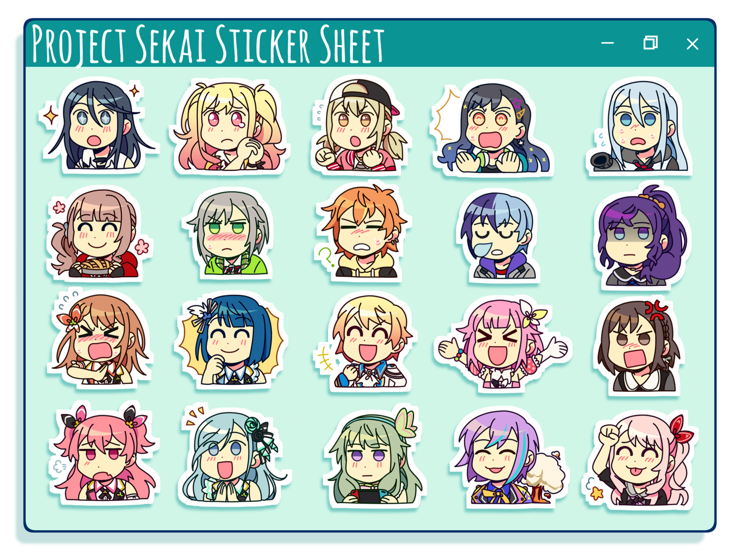 Project Sekai! Colorful Stage! Sticker Sheet [PREORDER]