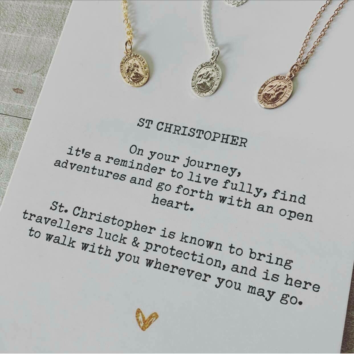 St. Christopher necklace
