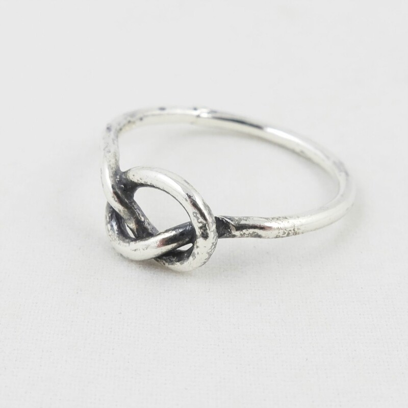 Silver "Saxon Knot Ring", by Gemma Atwell - Bluestone Gallery Online Shop