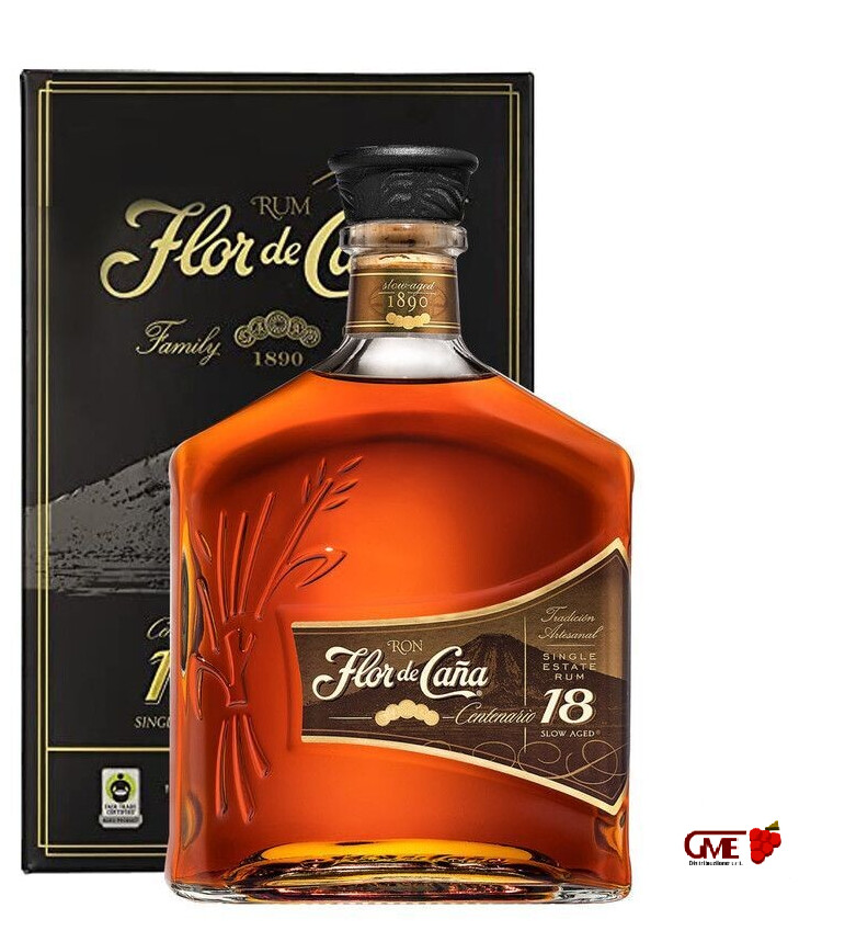 Ron Flor De Cana 18Y Litro 40° Astucciato