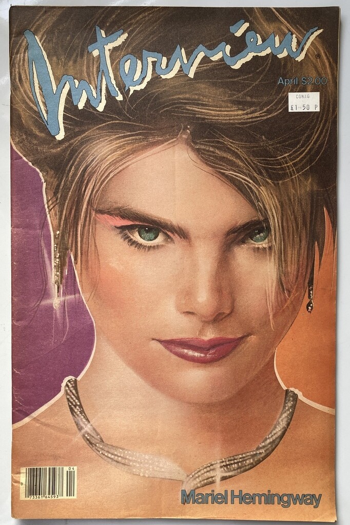 Interview Magazine 1982 Mariel Hemingway