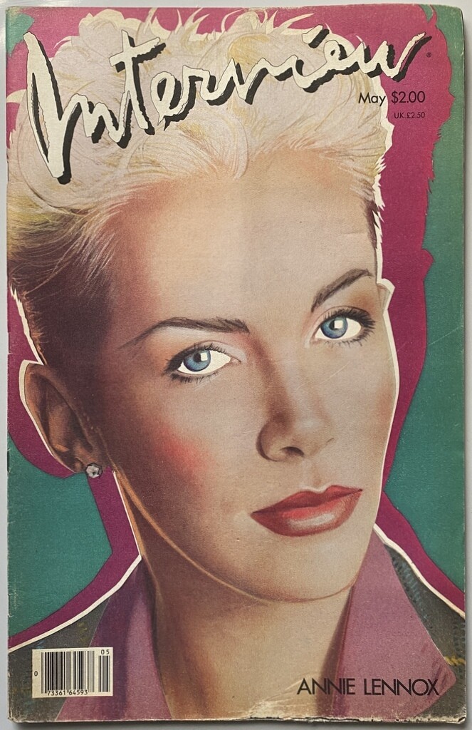 Interview Magazine 1985 Annie Lennox