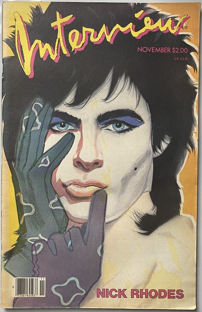 Interview Magazine 1985 Nick Rhodes