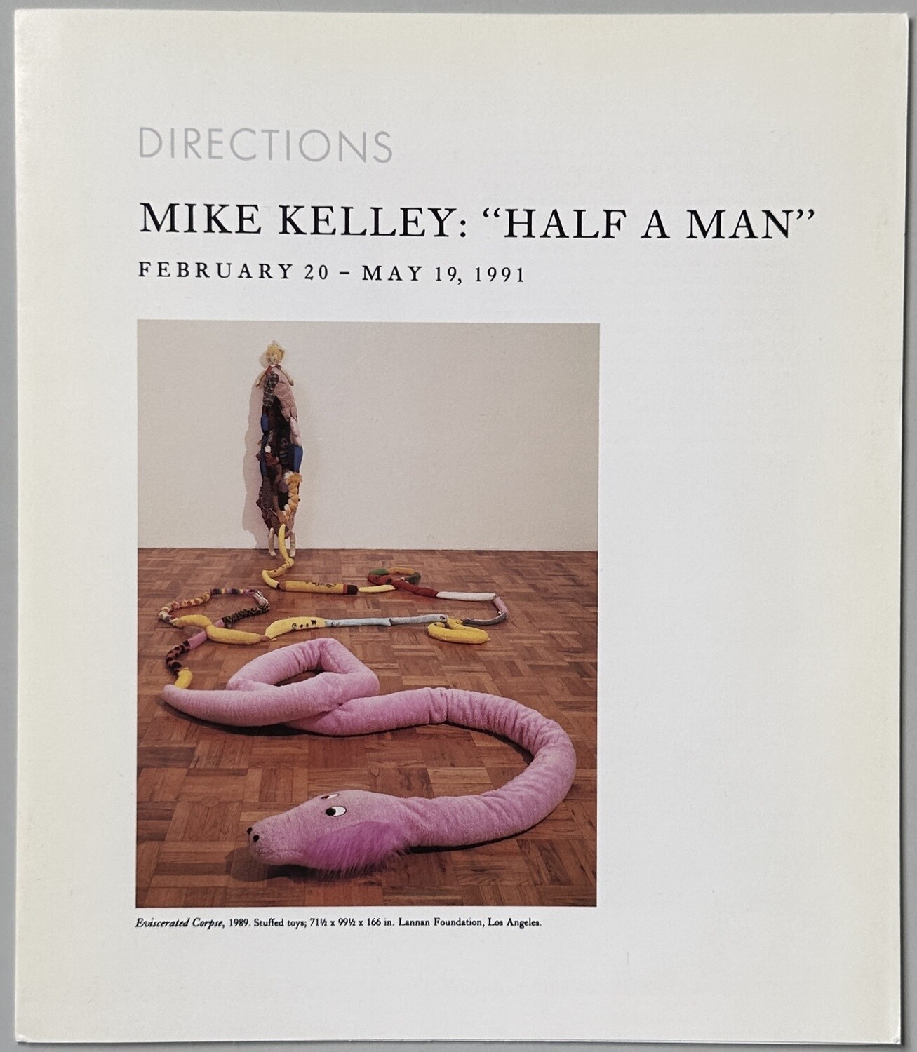 Mike Kelley Half A Man