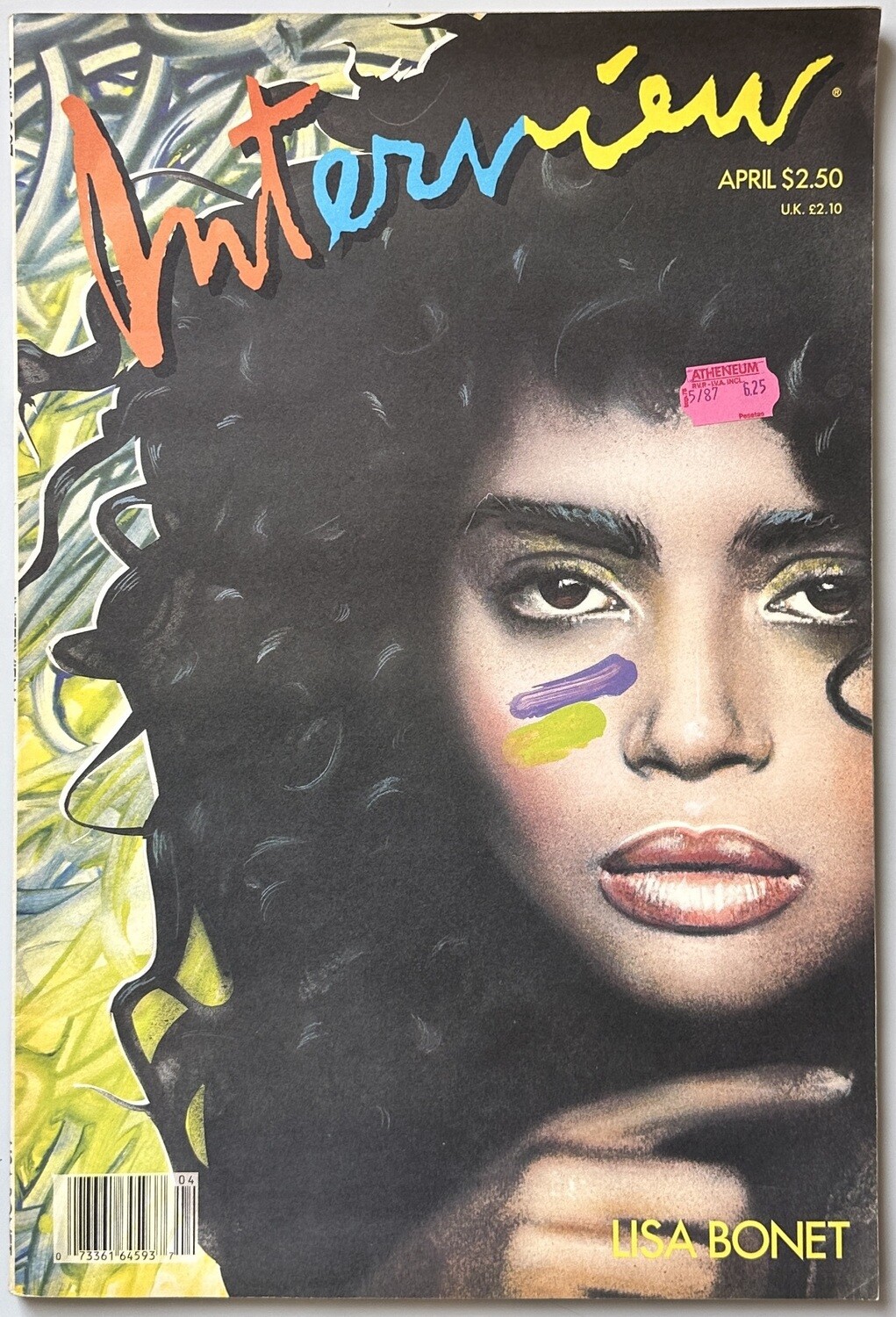 Interview Magazine 1987 Pee Wee Herman