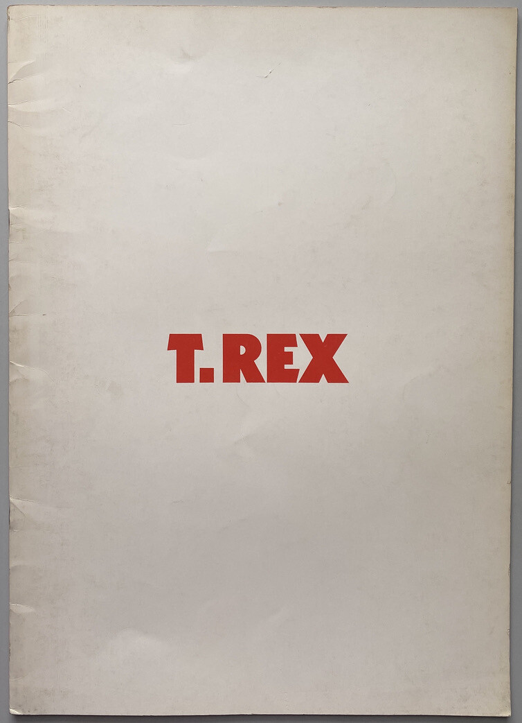 T Rex Japan Tour Programme