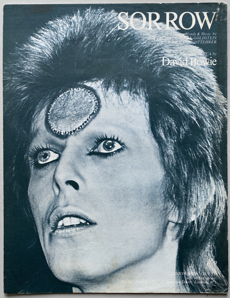 David Bowie Sorrow Song Sheet