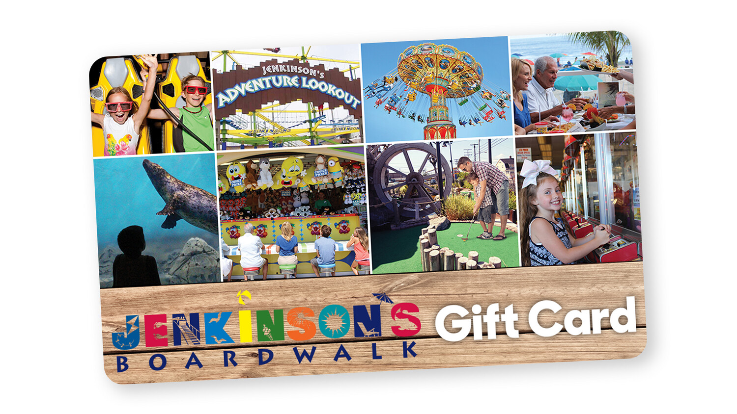 Jenkinson's Boardwalk Gift Cards $10-$100