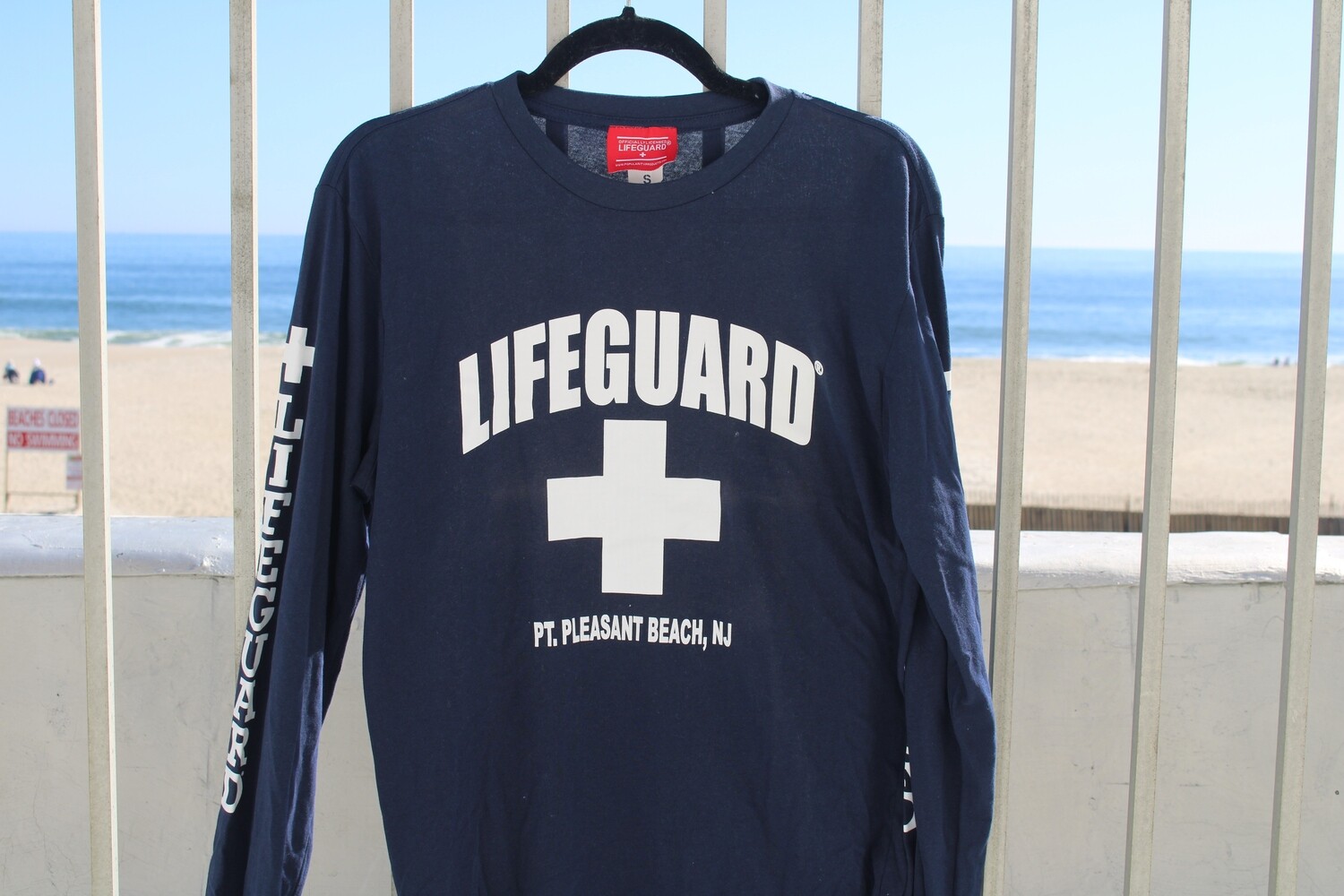 Lifeguard Adult Long Sleeve T - Navy