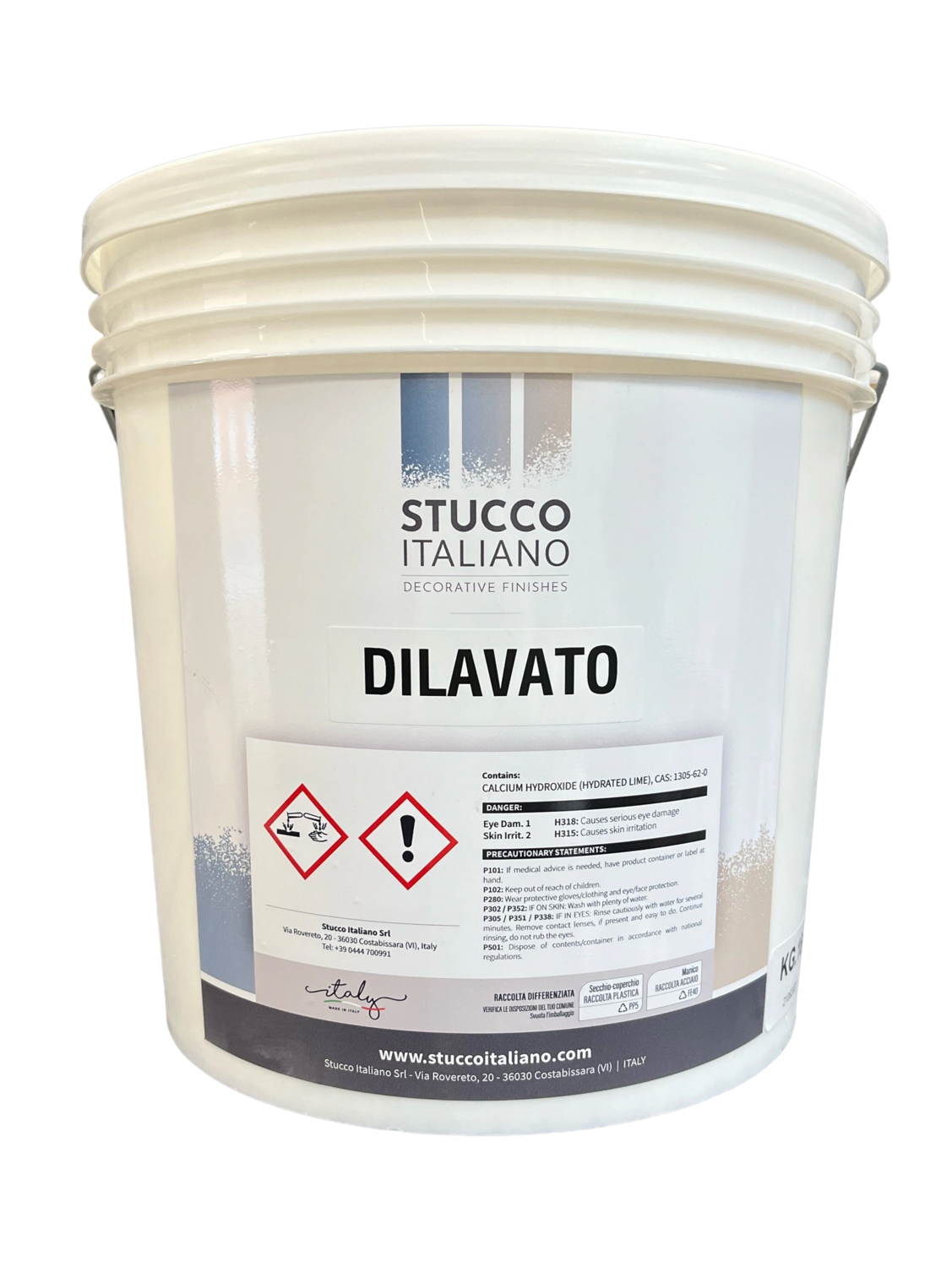 DILAVATO 16kg – Gevelpleister met gekleurde marmerfragmenten voor een ...